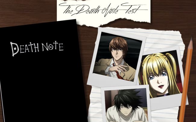 The Death Note Test | How Well do you know Your Death Note Trivia ...
